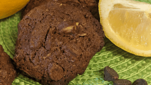 Double Chocolate Cookies With Lemon