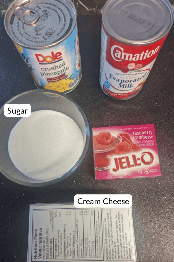 Raspberry Pink Fluff Dessert Salad - A Cents For Cookery