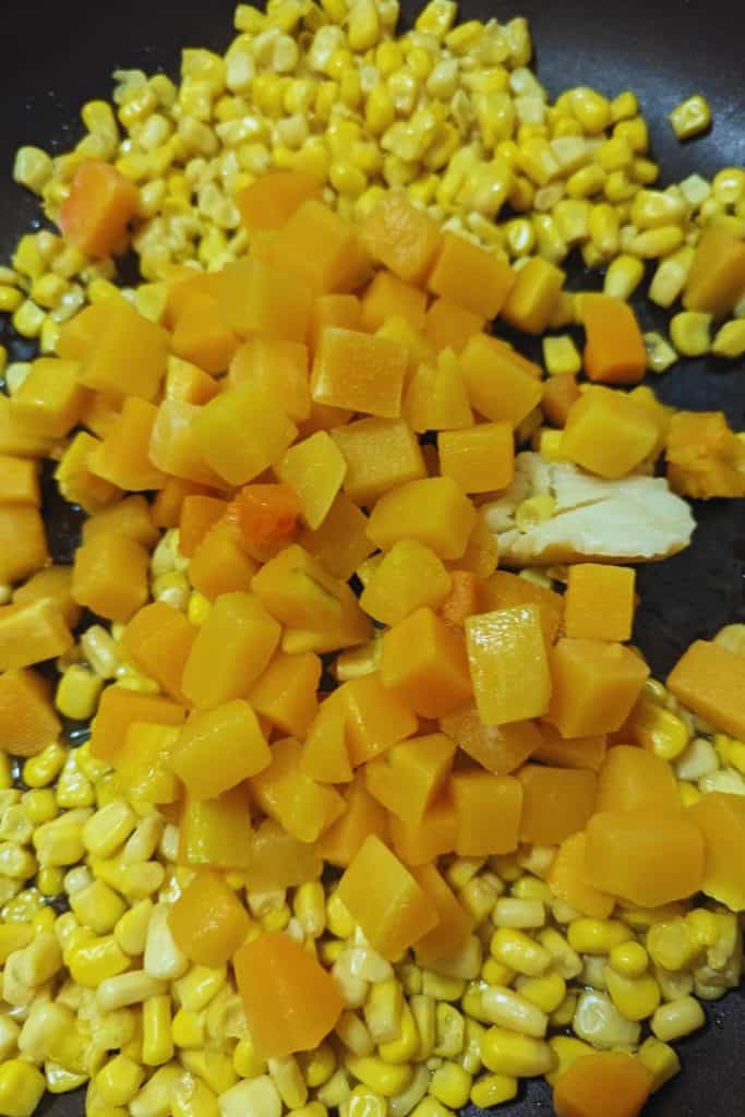 Easy Succotash with Zucchini and Butternut Squash - A Cents For Cookery