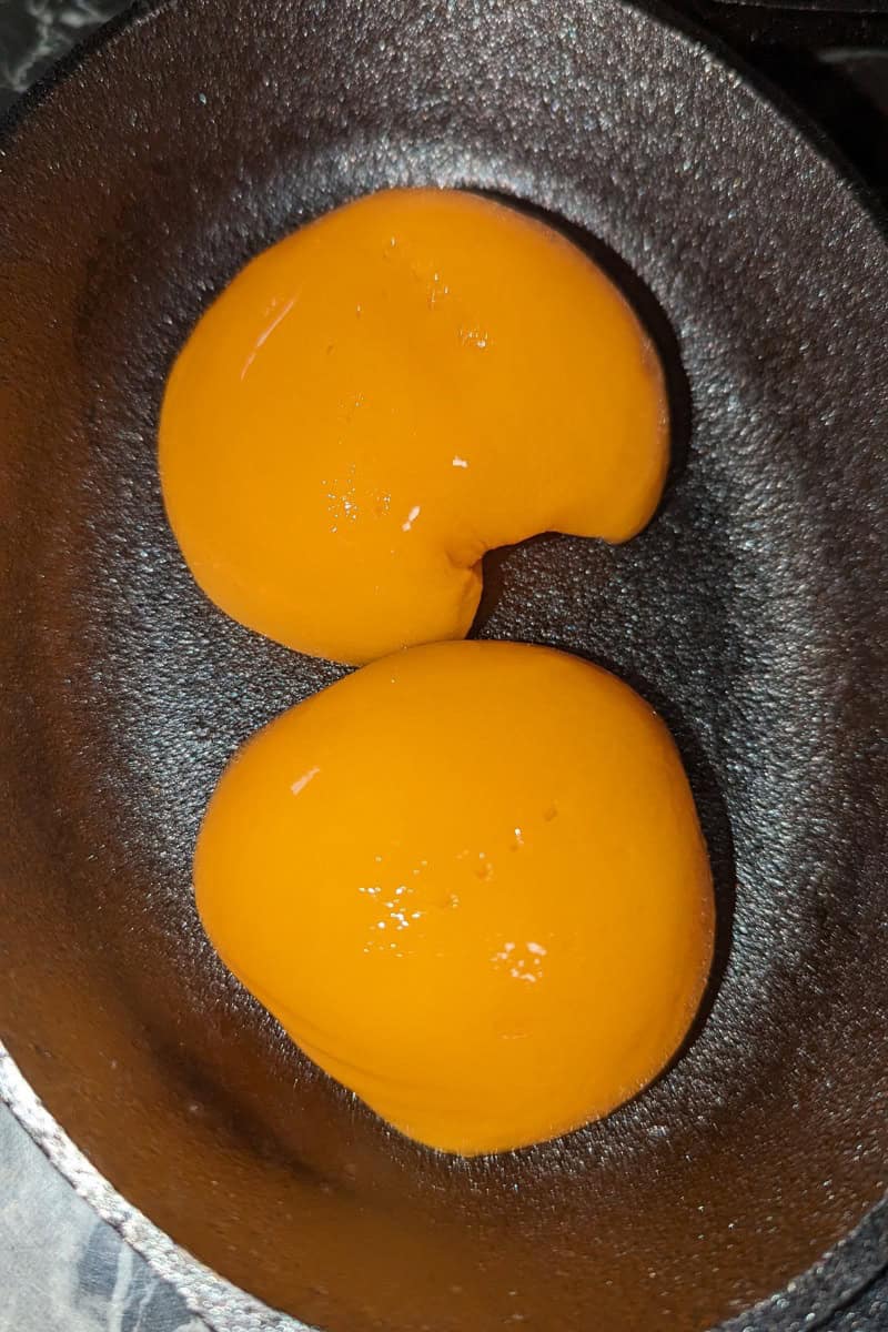 Easy Peach Crisp In Mini Cast Iron Skillets - A Cents For Cookery