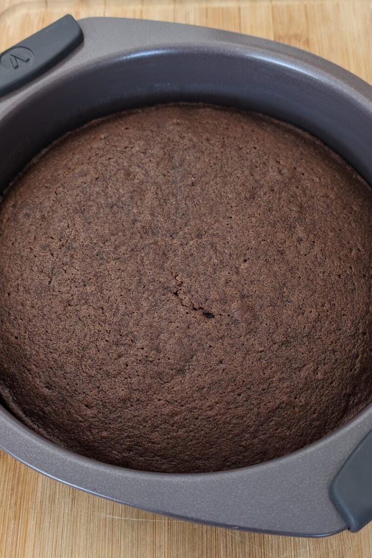 Fluffy Fudge Cake With Strawberry Filling - A Cents For Cookery