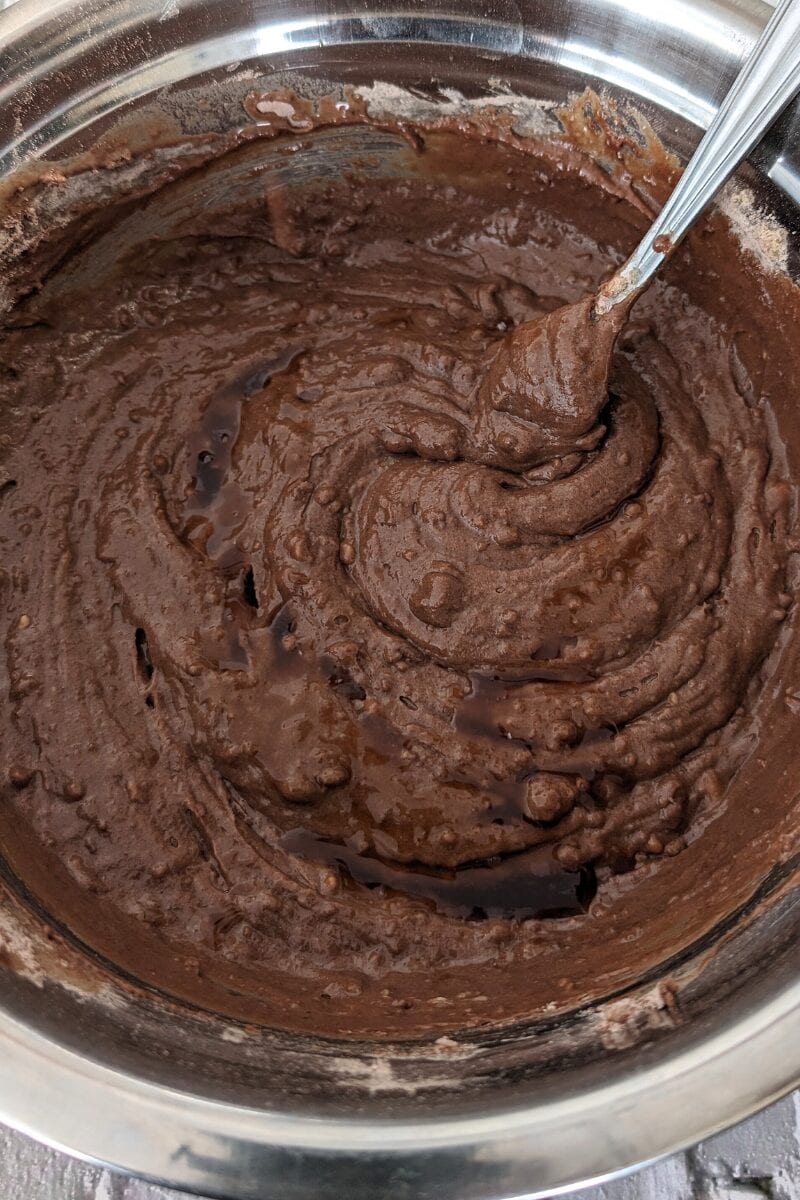 Fluffy Fudge Cake With Strawberry Filling - Cents For Cookery