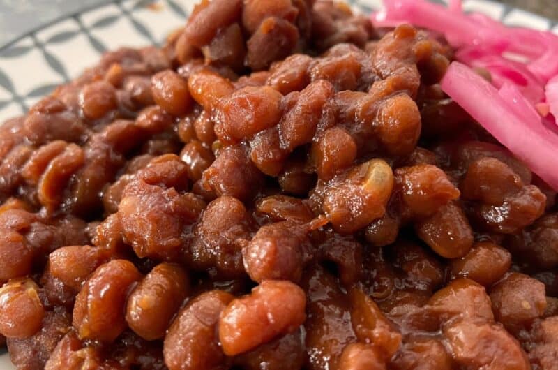 Delicious And Easy Baked Boston Beans In Slow Cooker - A Cents For Cookery